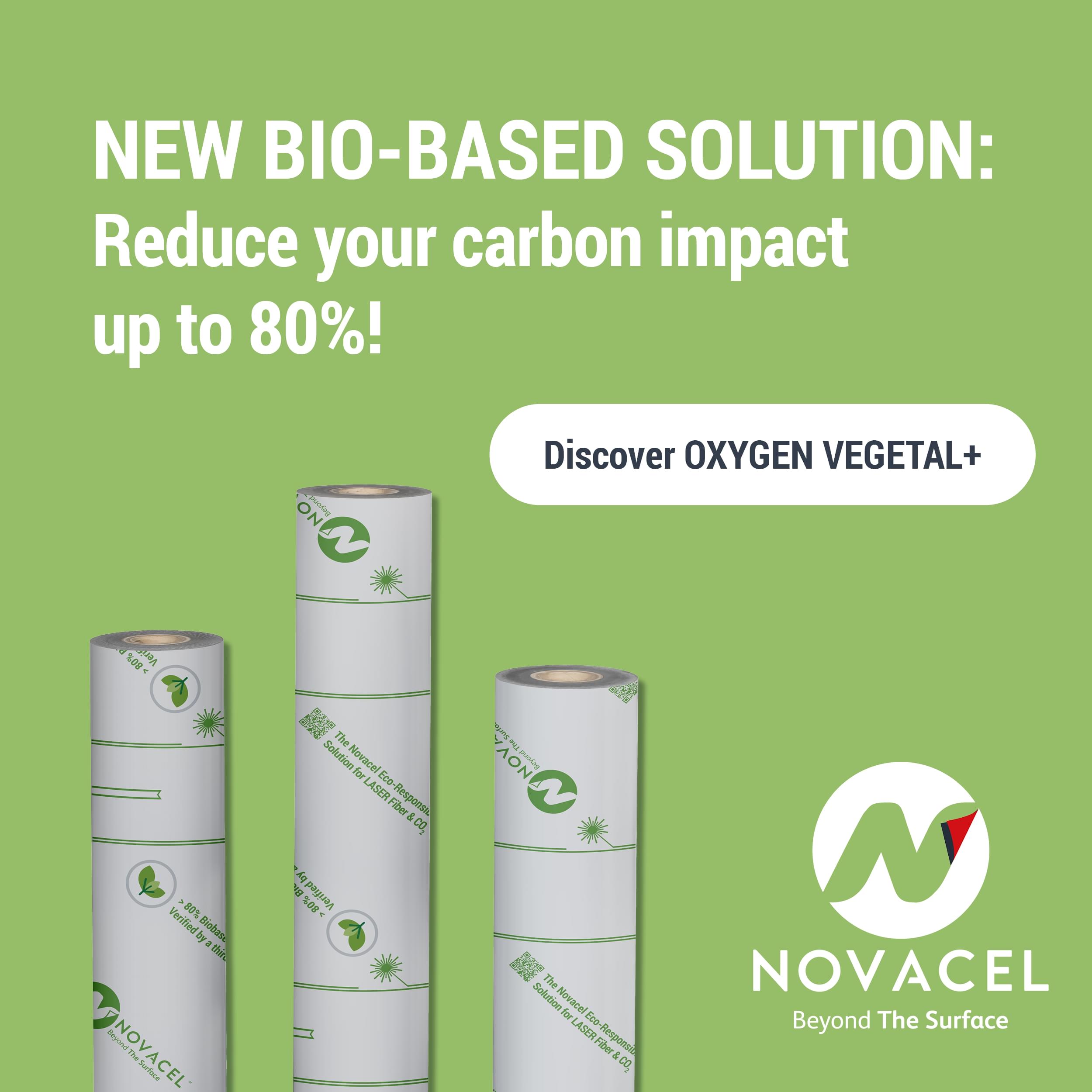 Novacel Oxygen Vegetal+ 3300 GAC Processing and Protective Films by Novacel
